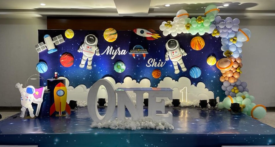 Monumental Space Theme Decor